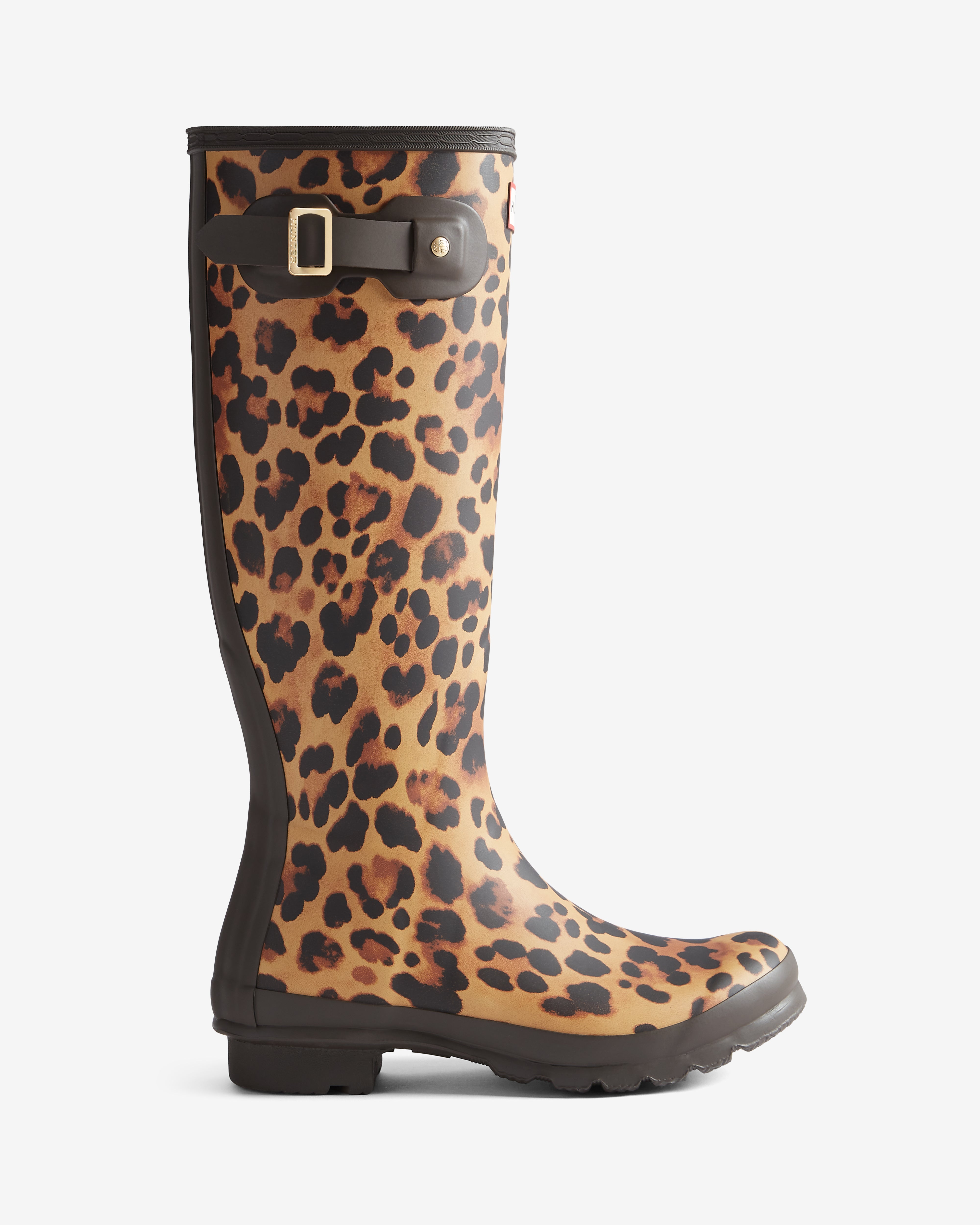 Women's Original Tall Leopard Boot Leopard Print/Chocolate Brown ...